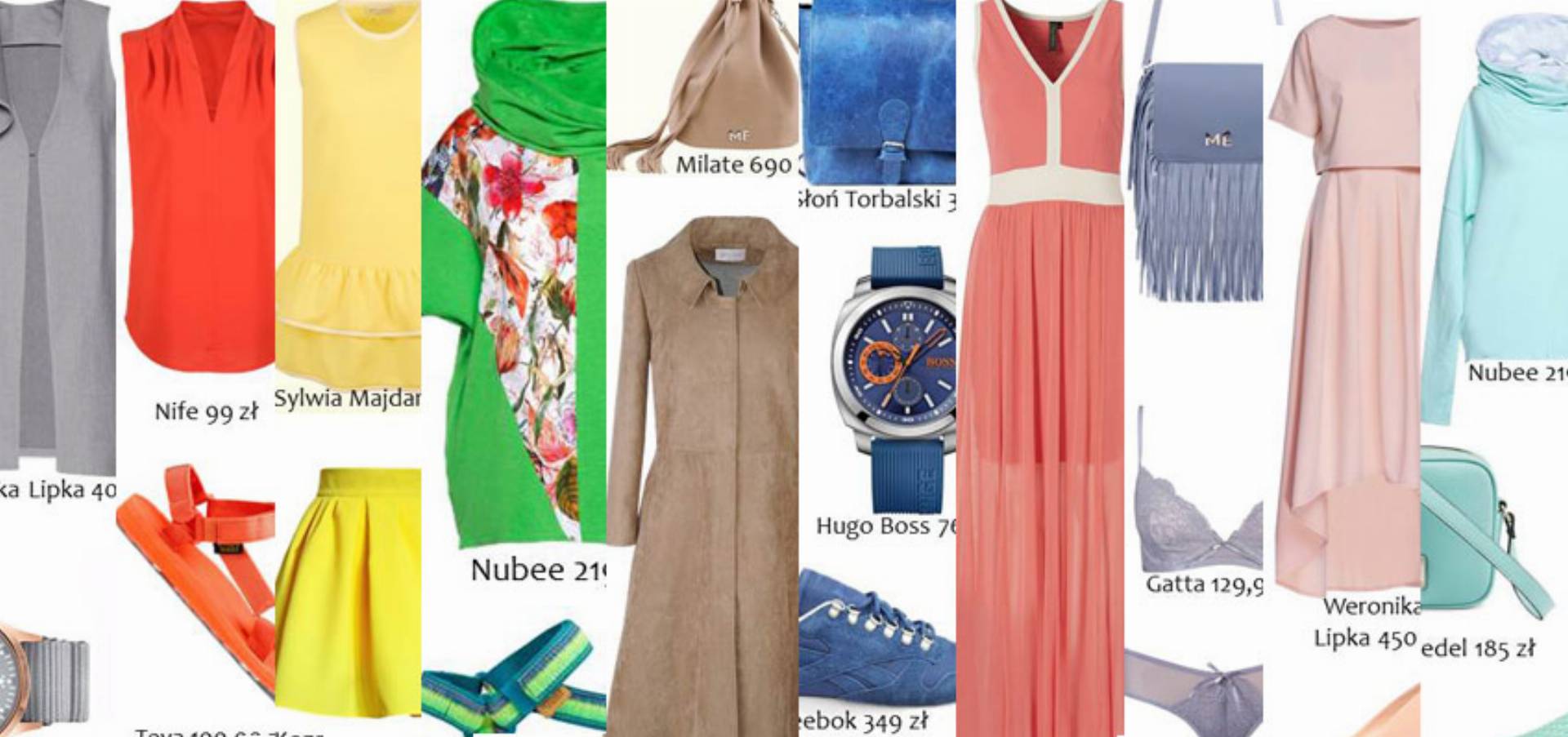 10 TOP kolorów wiosna - lato 2016. Przegląd ubrań i akcesoriów ...