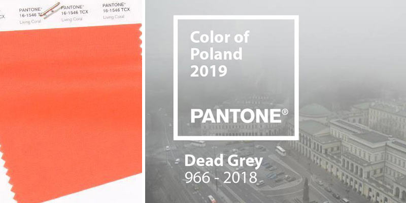 Kolor Pantone dla Polski to nie Dead Grey, a nie Coral - KobietaMag.pl