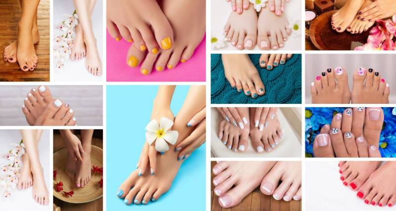 Paznokcie u stóp hybryda - jakie kolory paznokci u nóg są modne ...